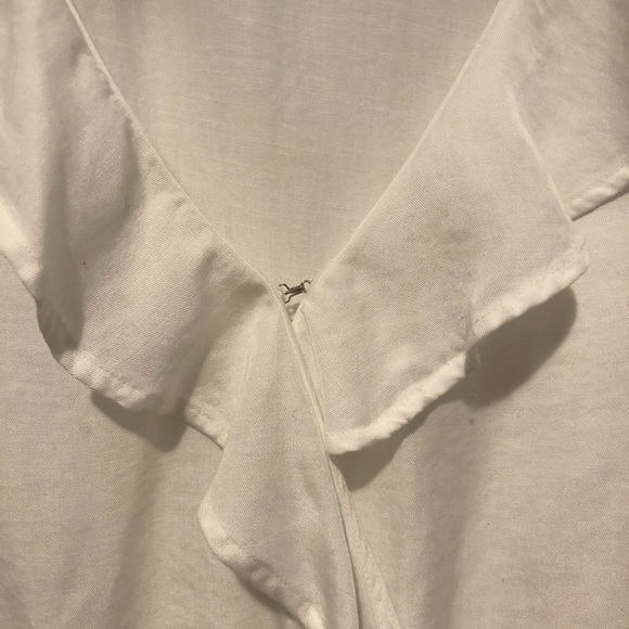 cloth & stone | Tops | White Cloth Stone Blouse From Anthropologie ...